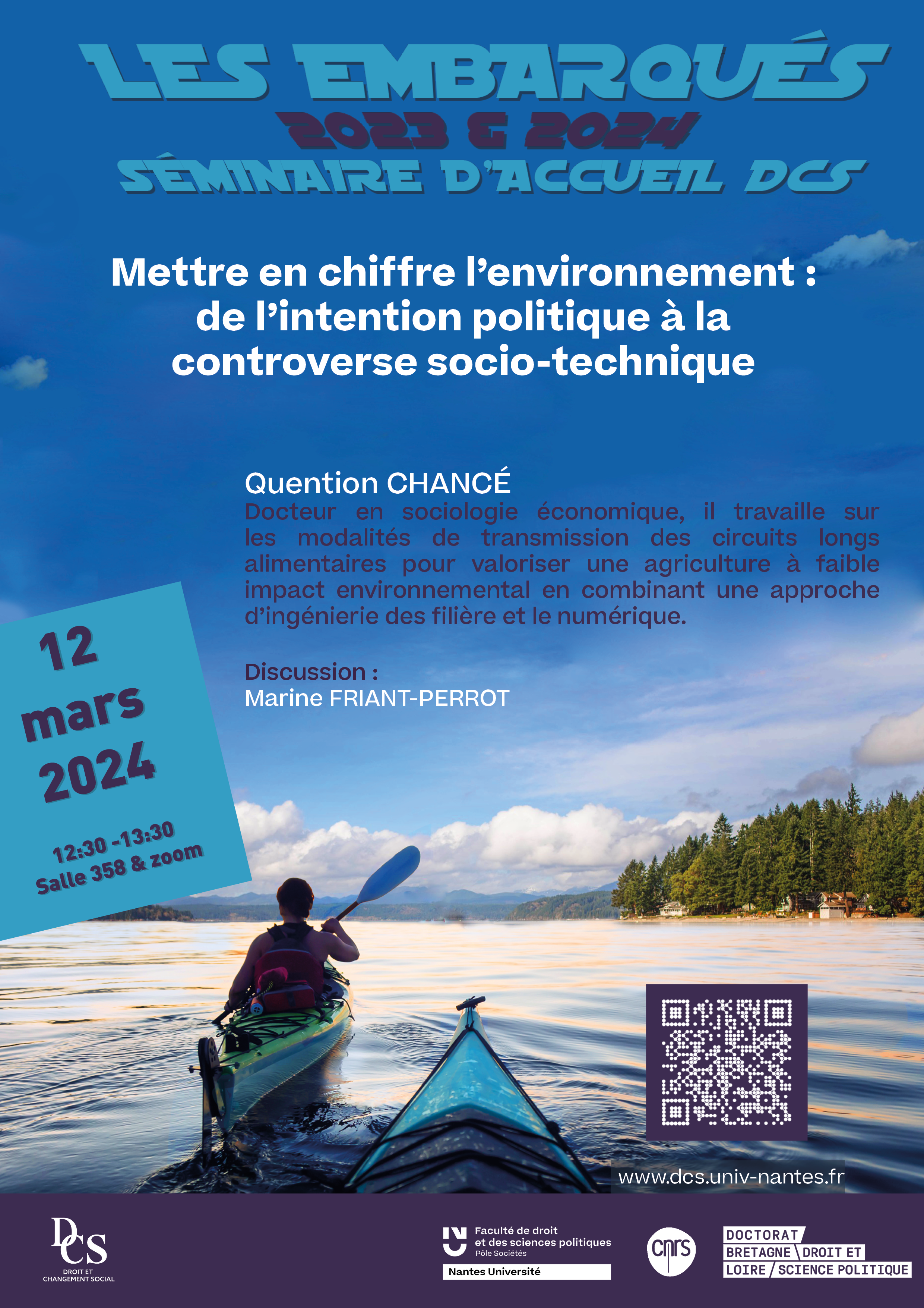 Les embarqués 2023-2024 - Quentin Chancé - UFR Droit et Sciences politiques